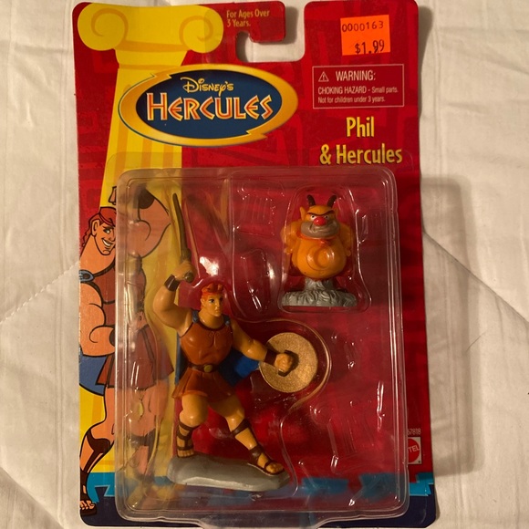 Disney | Toys | Vintage 9s Disneys Hercules Phil And Hercules | Poshmark